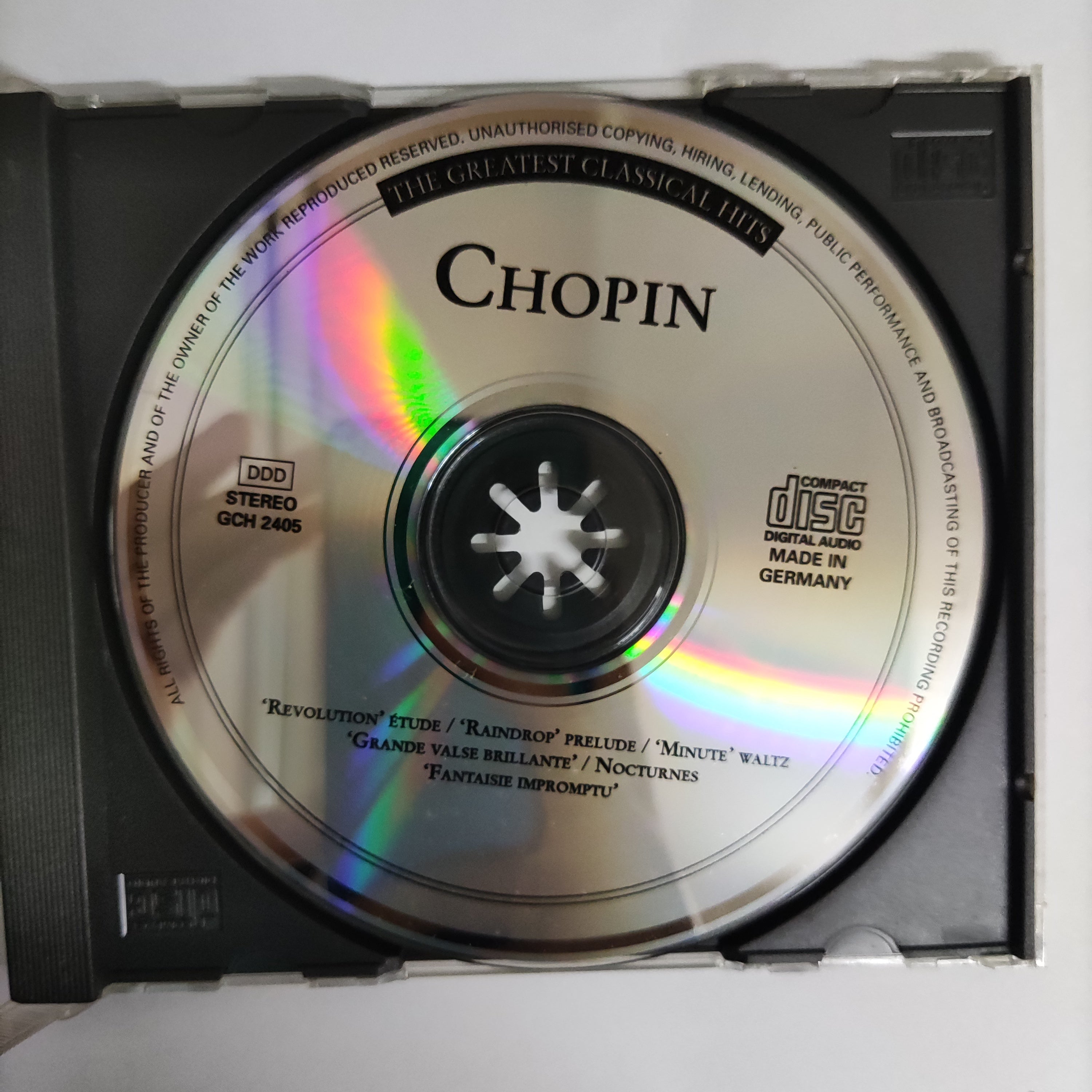 ซีดี Chopin - The Greatest Classical Hits (CD) (VG+) – Restory Music