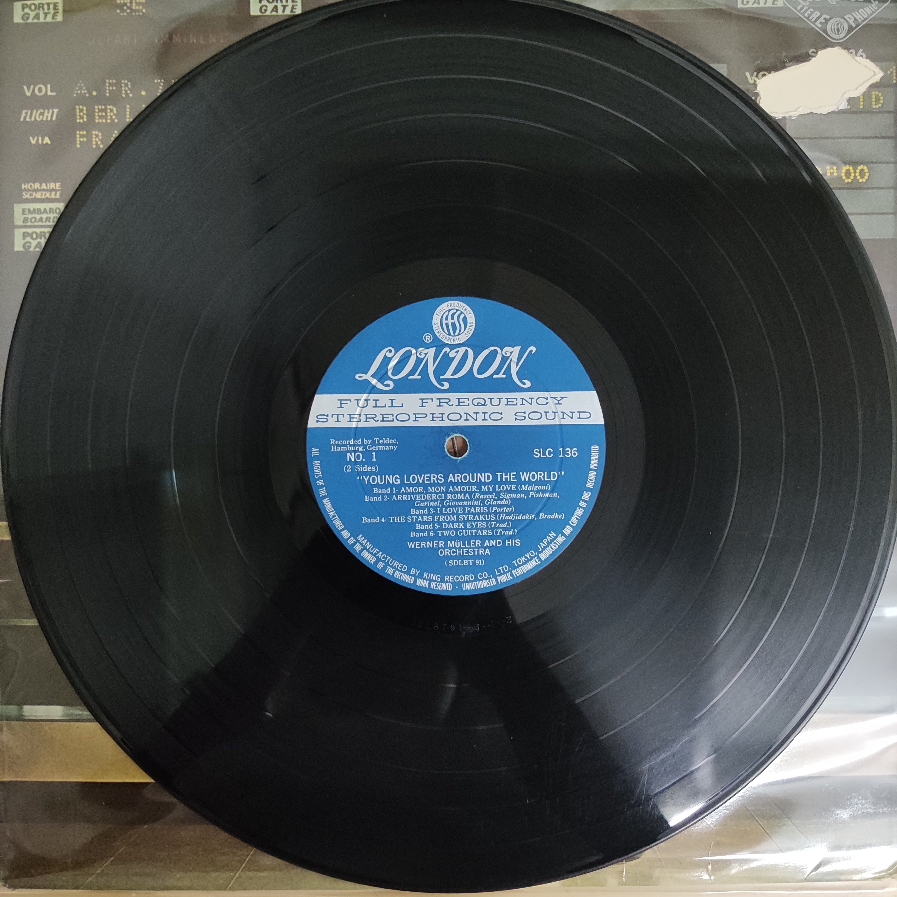 แผ่นเสียง Werner Müller And His Orchestra - Young Lovers Around The Wo ...