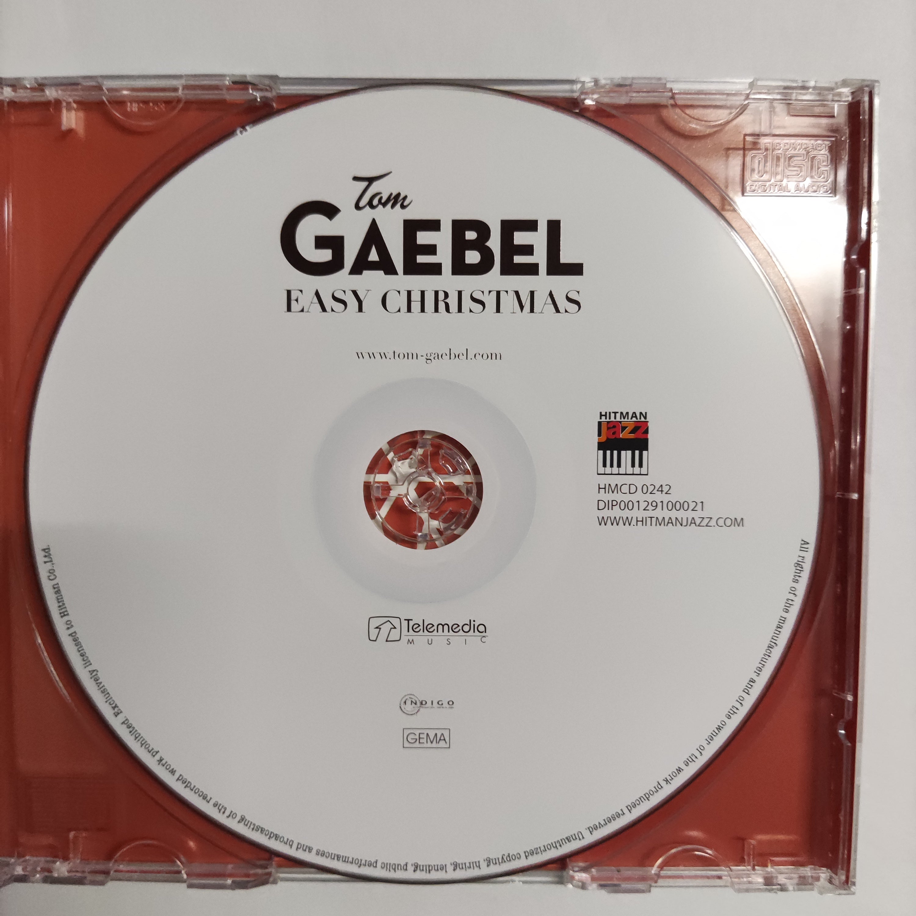 ซีดี Tom Gaebel - Easy Christmas (CD) (VG+) – Restory Music