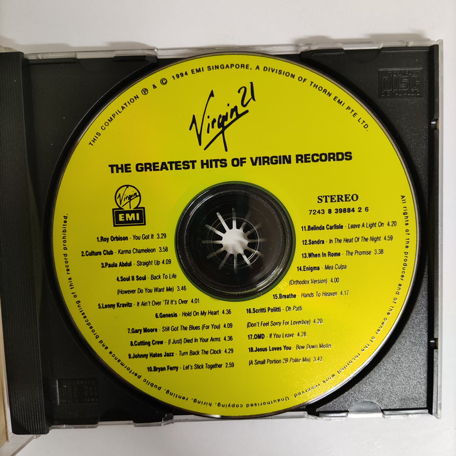 ซีดี Various - The Greatest Hits Of Virgin Records (CD) (VG+) – Restory ...