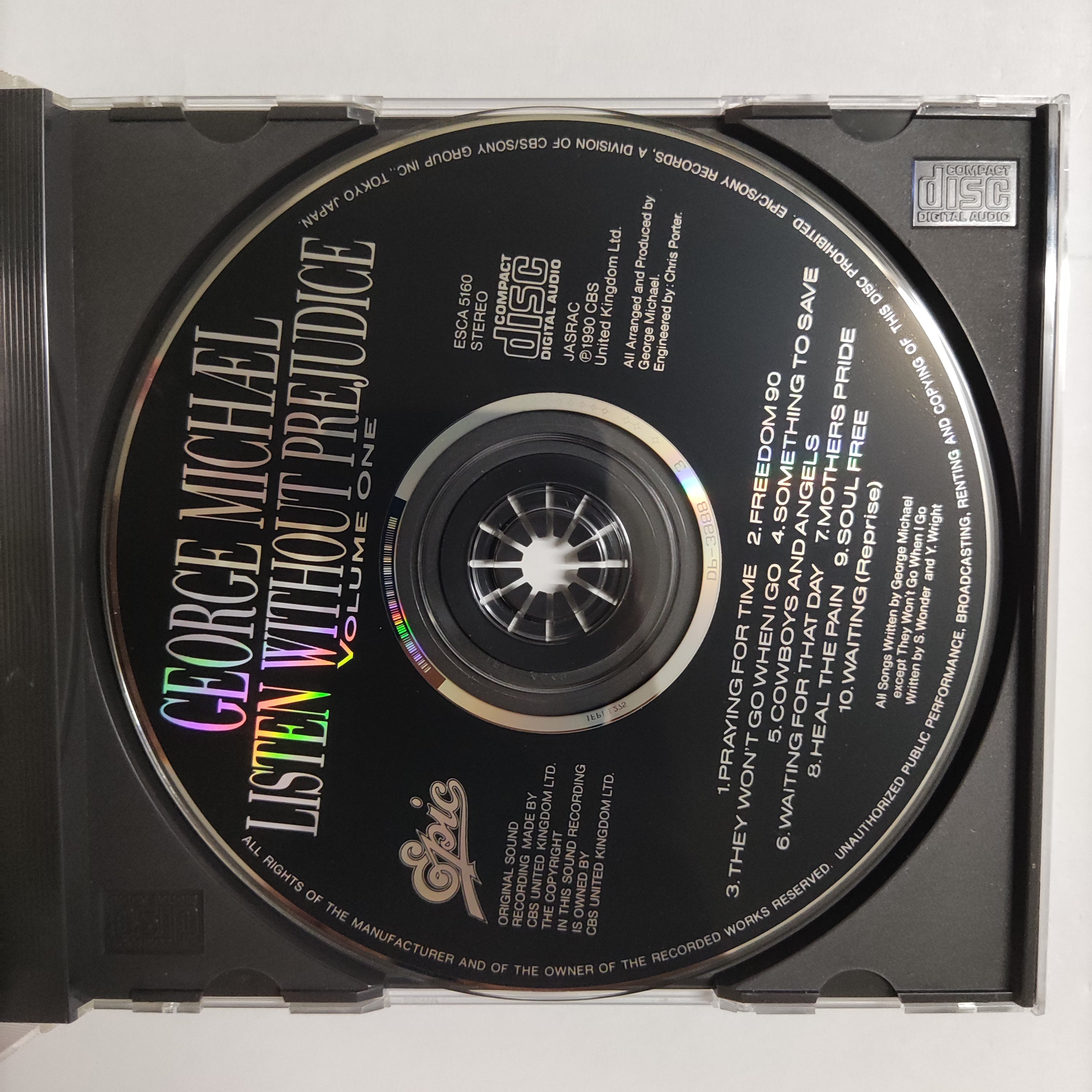 George Michael - Listen Without Prejudice Volume 1 (CD) ที่ Restory ...